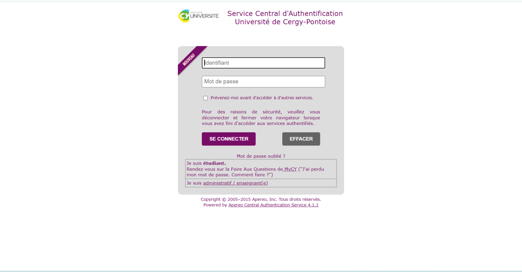 CYU ENT : accéder à votre espace étudiant et gérer vos démarches en ligne